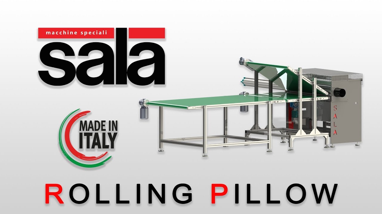 Rolling Pillow Machine - Arrotolatrice per cuscini - YouTube