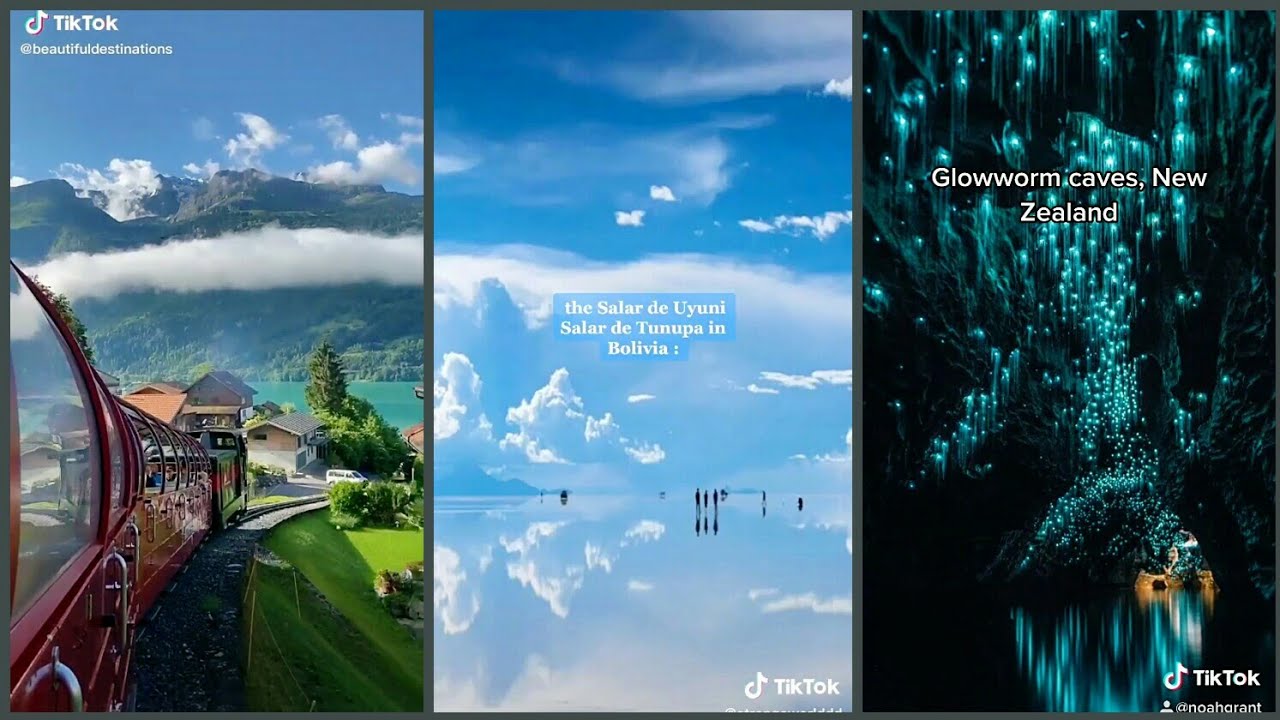 Beautiful places around the world on tik tok part 1 - YouTube