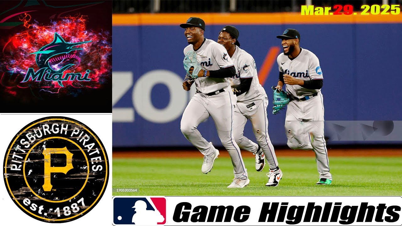 Miami Marlins Vs Pittsburgh Pirates Game Highlights | MLB Highlights ...