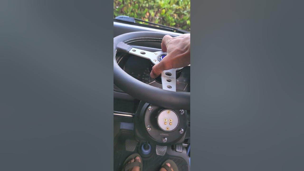 Quick Release Steering Wheel - 1989 HA2 Honda Acty SDX 4WD 5spd MT - YouTube