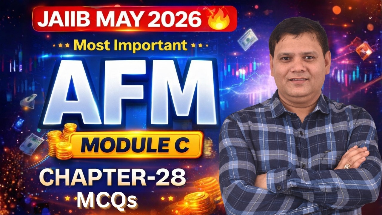 JAIIB May 2026 | AFM Module C Chapter 28 MCQs | Derivatives | JAIIB ...