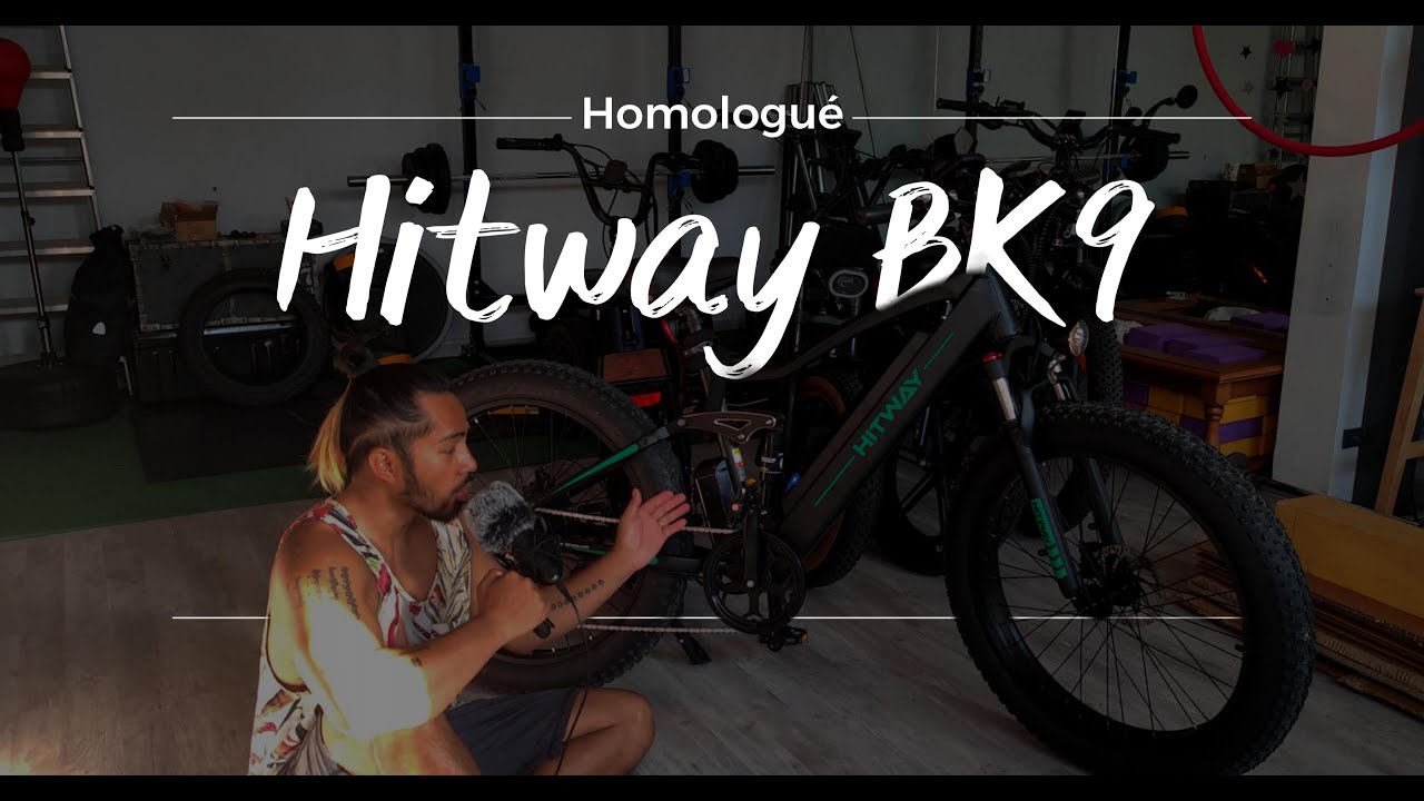 [4K] EXCLUSIVITÉ - UN BON GROS FAT BIKE HOMOLOGUÉ ! Hitway BK9 - REVIEW ...