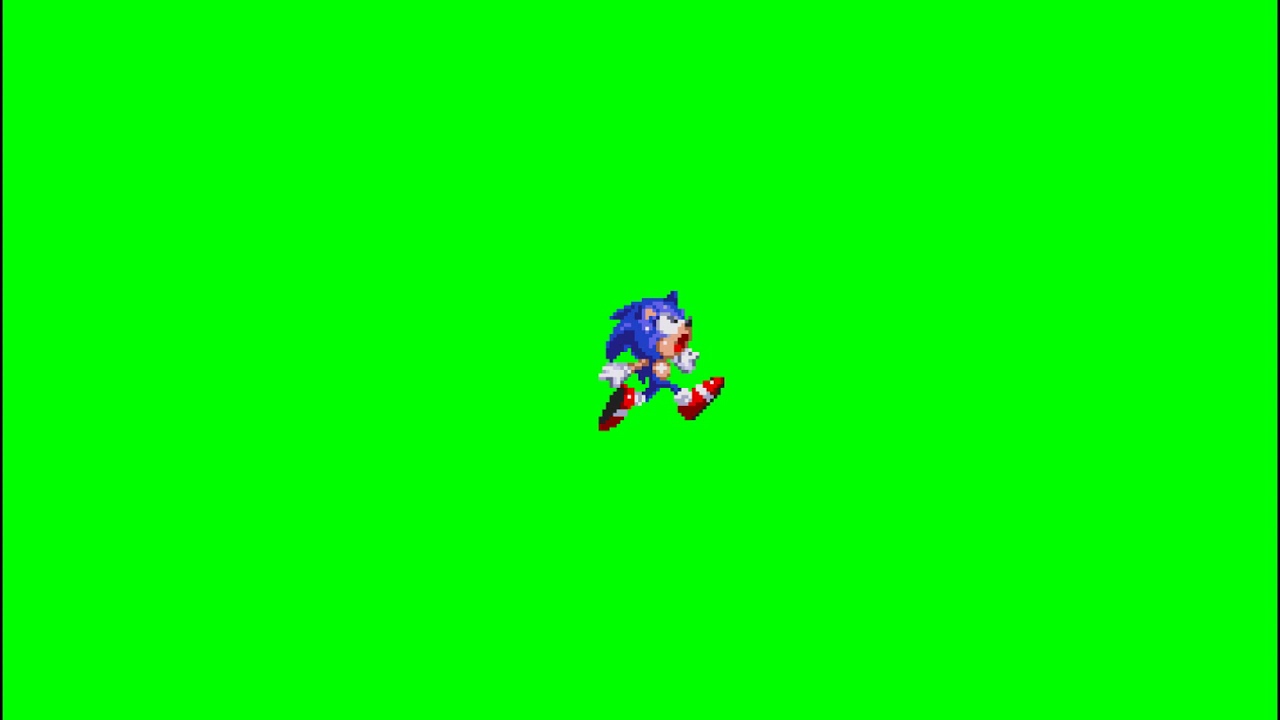 Sonic 3 - Sonic Getting an Air Bubble (Green Screen) - YouTube