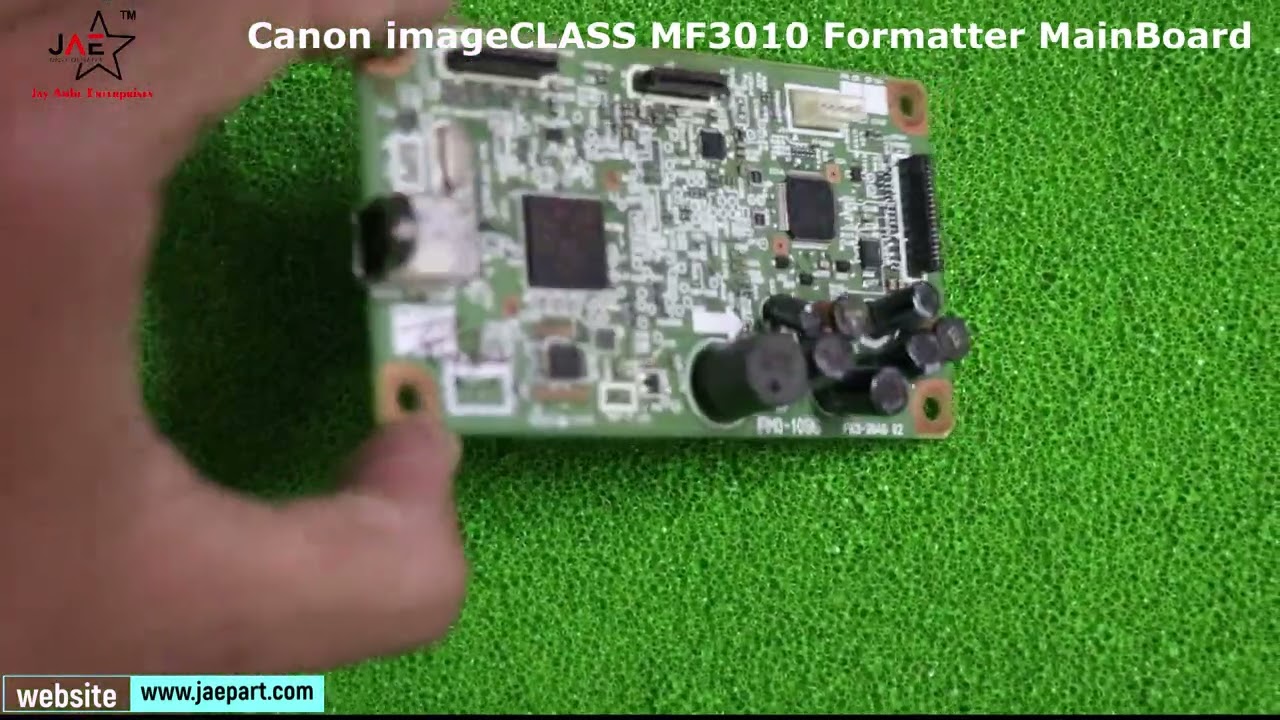 Canon imageCLASS MF3010 Formatter MainBoard - YouTube
