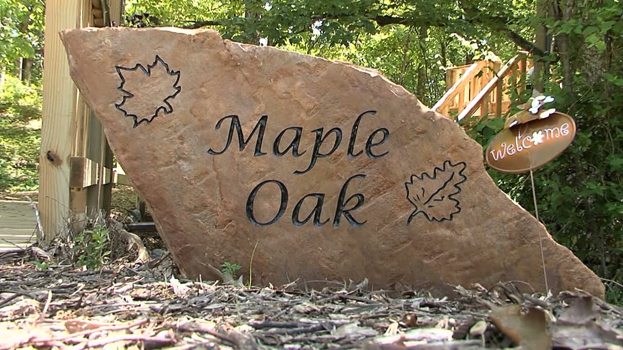 Maple Oak treehouse at Timber Ridge Outpost & Cabins - YouTube
