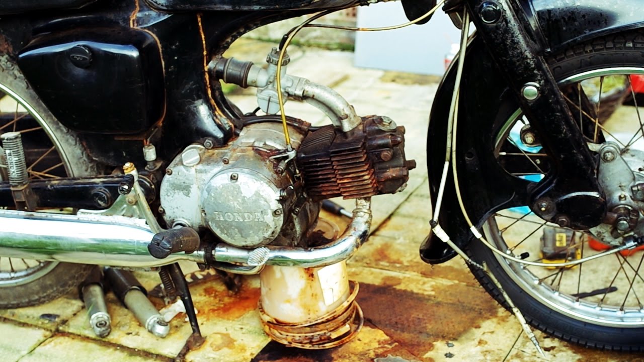 Honda c200 Project bike Part 3 - YouTube