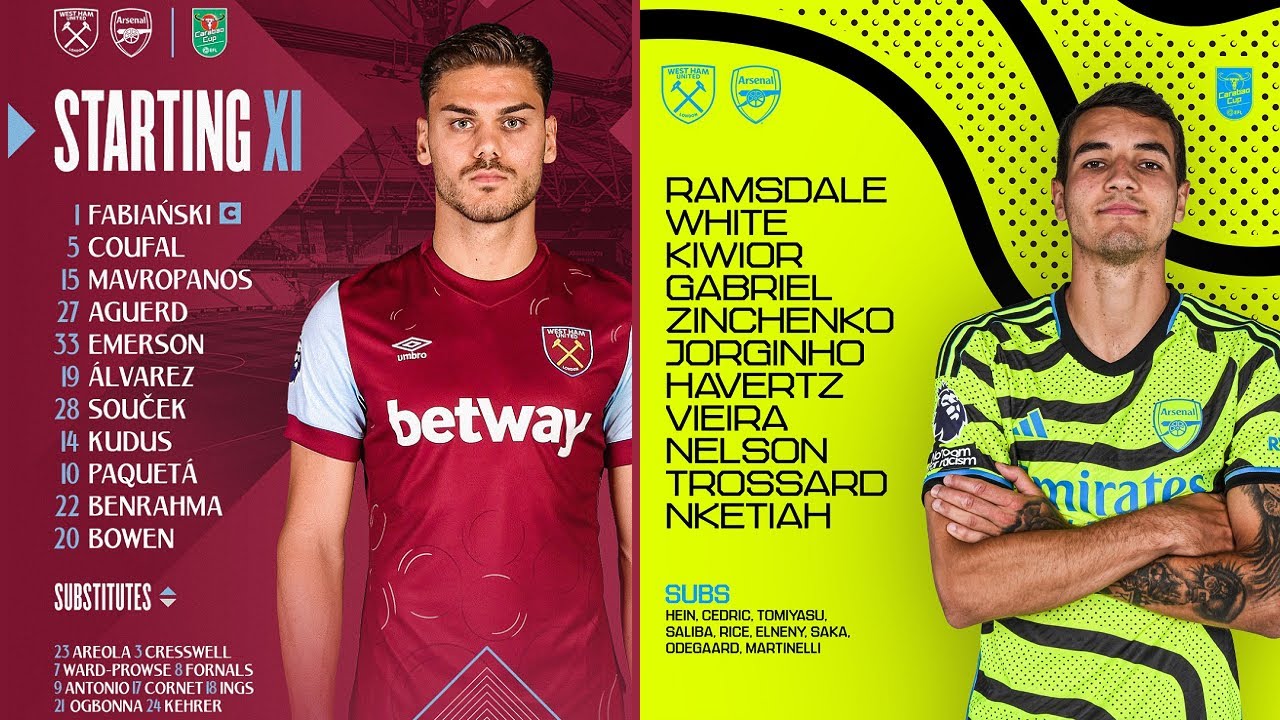 West Ham United 3-1 Arsenal - EFL Cup 2023/24 - BBC Radio 5 Live ...