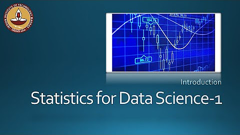 Statistics for Data Science 1 - YouTube