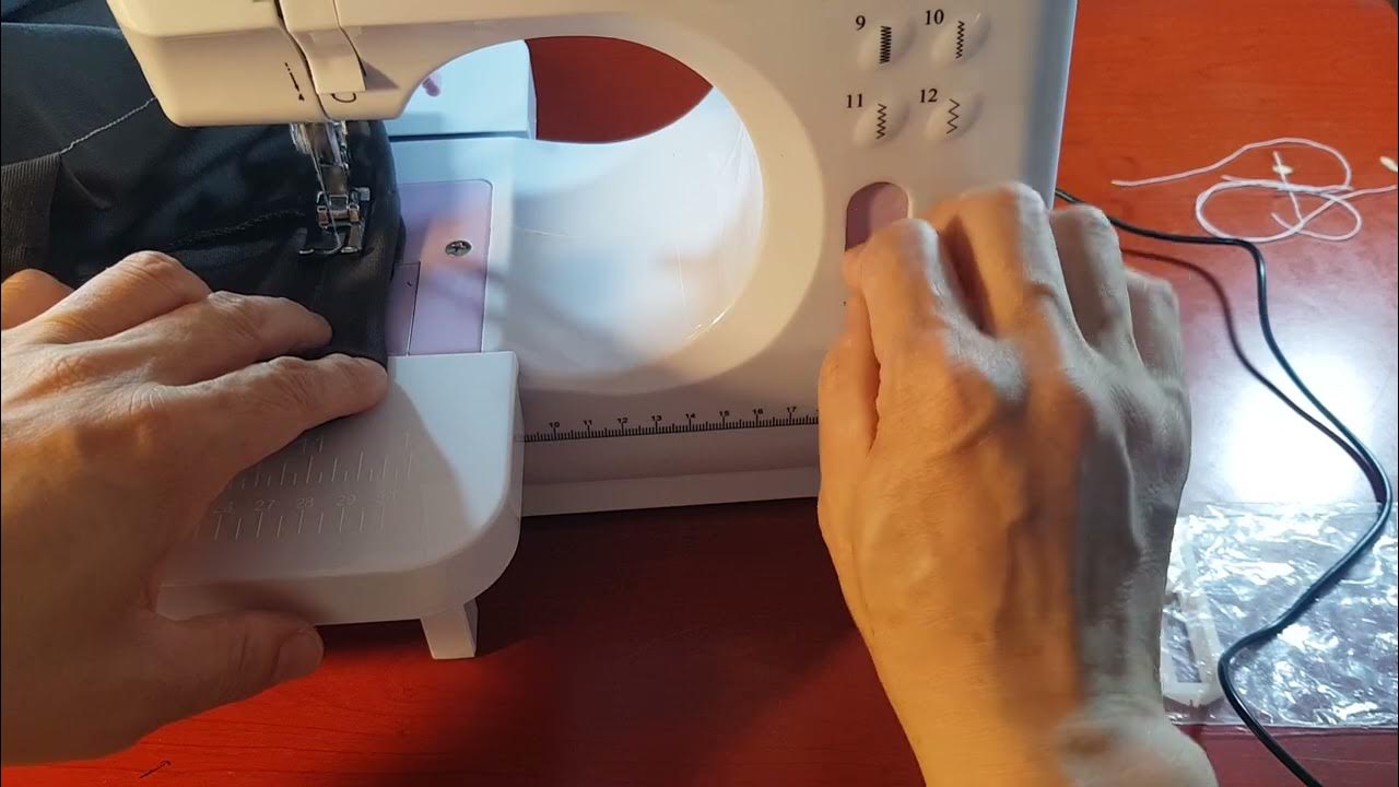 혼스 HSSM-1201 미니 재봉틀 (Ver 11) - YouTube