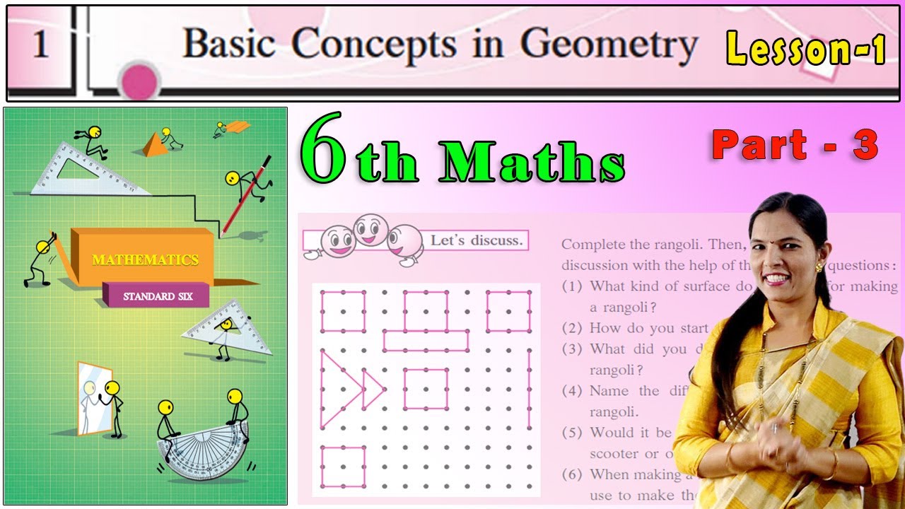 6th Maths | Basic Concept in Geometry | Maharashtra Board | Lesson - 1 ...