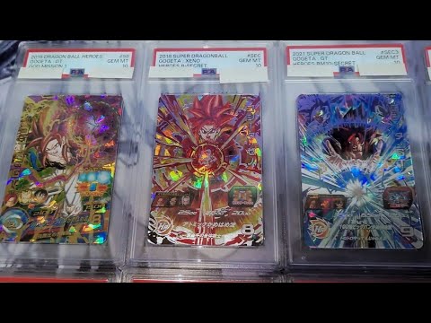 SDBH スーパードラゴンボールヒーローズ PSA10 ゴジータ:GT、ゴジータ:ゼノ、アイオスARS10+ - YouTube