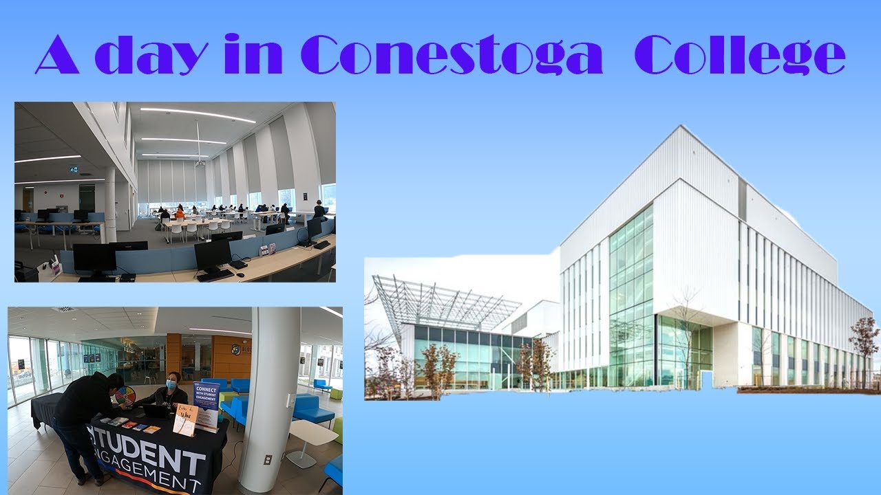 A day in a conestoga college | conestoga waterloo campus tour | Jaimin Borad - YouTube