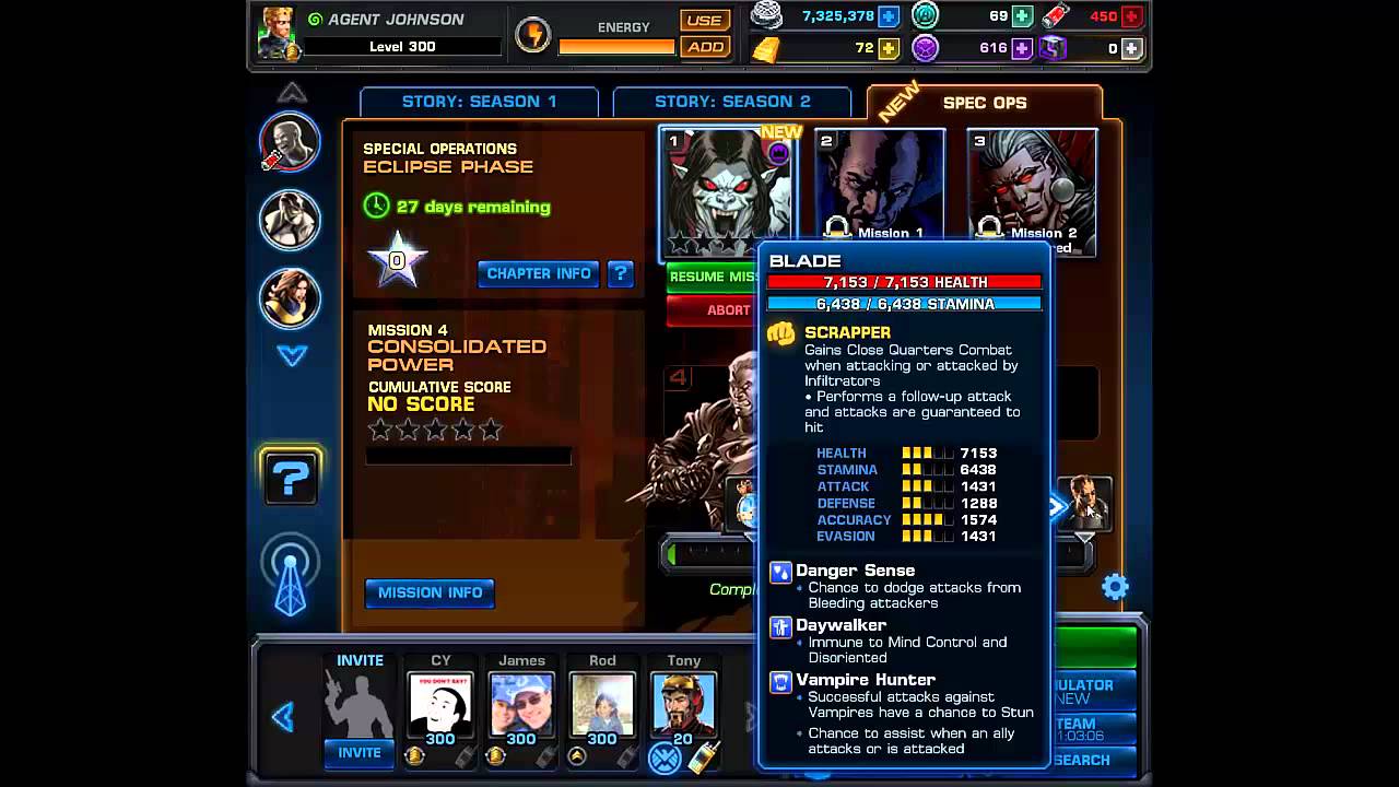 Marvel Avengers Alliance-Blade Spec Ops first look - YouTube