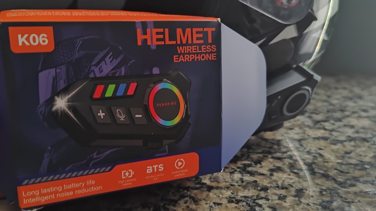 Review / análise fone para capacete K06 - YouTube