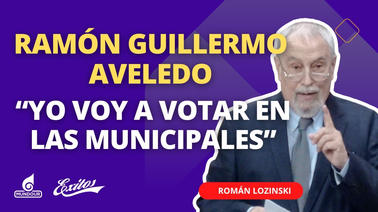 Ramón Guillermo Aveledo: Voy a votar porque como ciudadano tengo ...