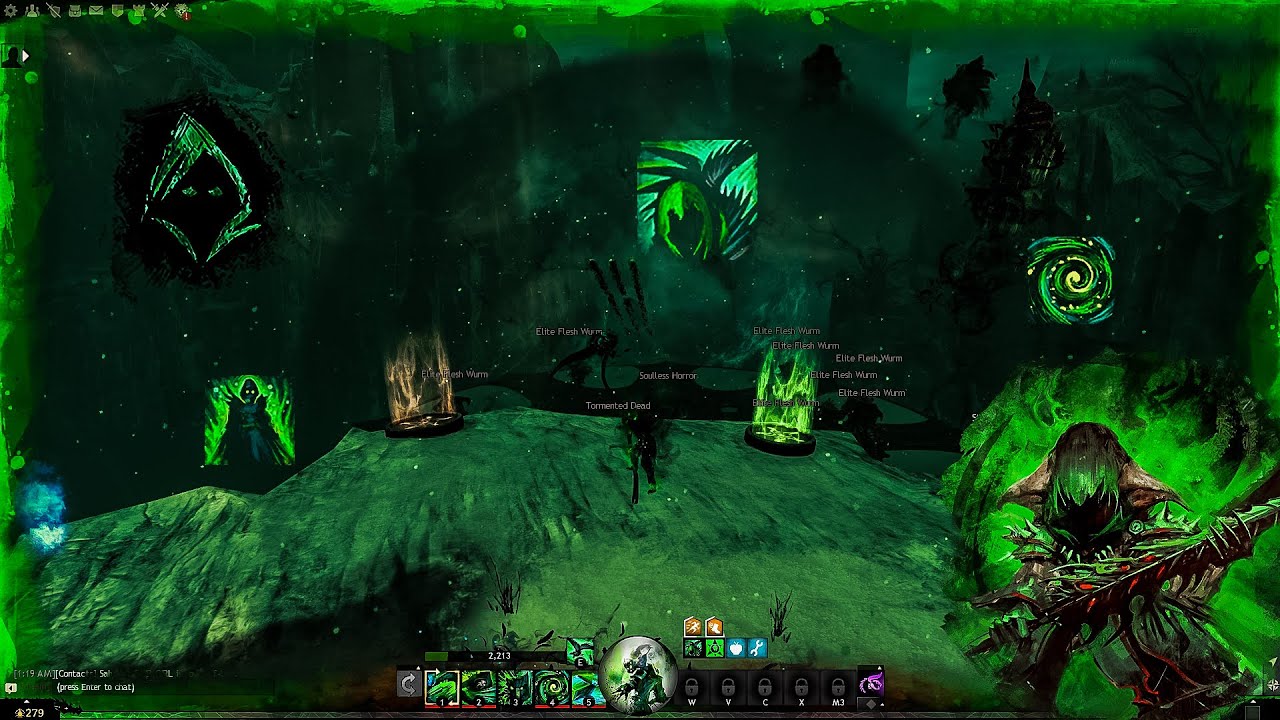 Guild Wars 2 WvW Blood Magic Reaper Zerg highlights - YouTube