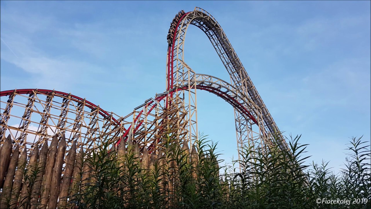 Zadra roller coaster - Energylandia, Poland - YouTube