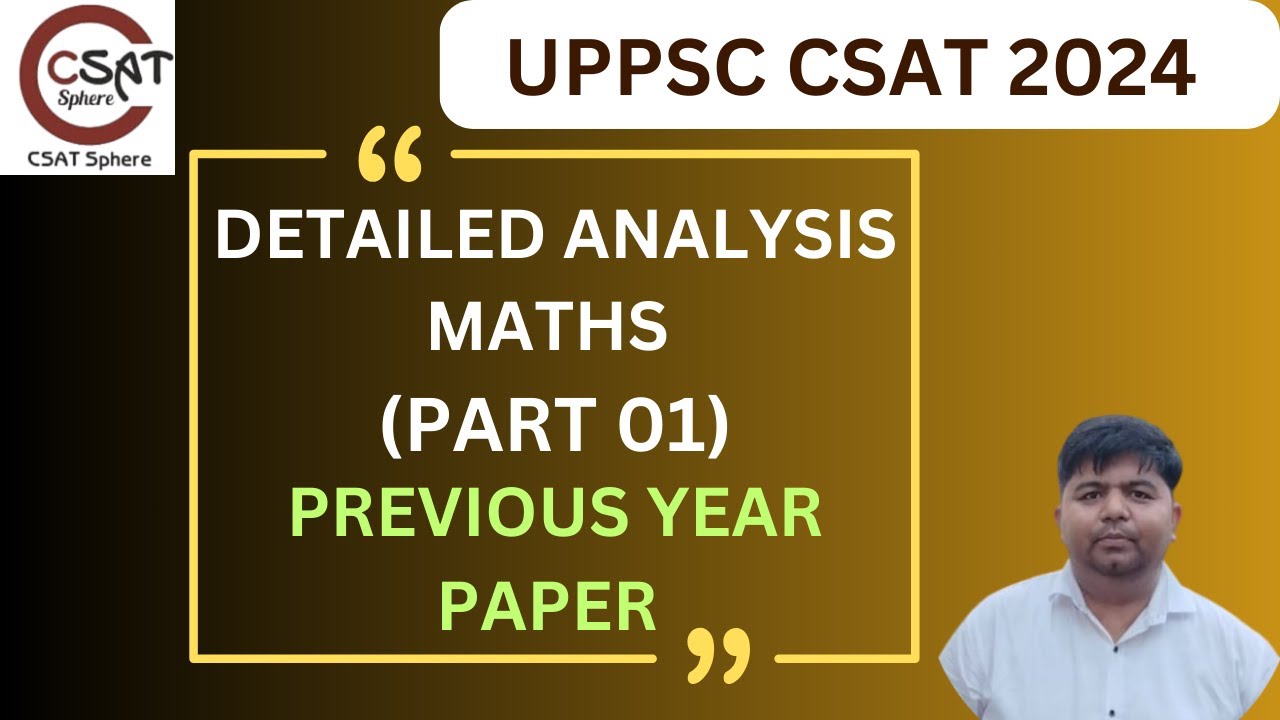 UPPSC 2024 csat solution , uppcs csat 2024 answer key , csat sol ...
