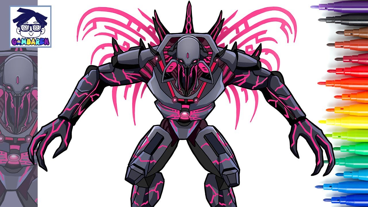 Cara Menggambar New Tri Titan Tridian Pink Version Skibidi Toilet Wars ...