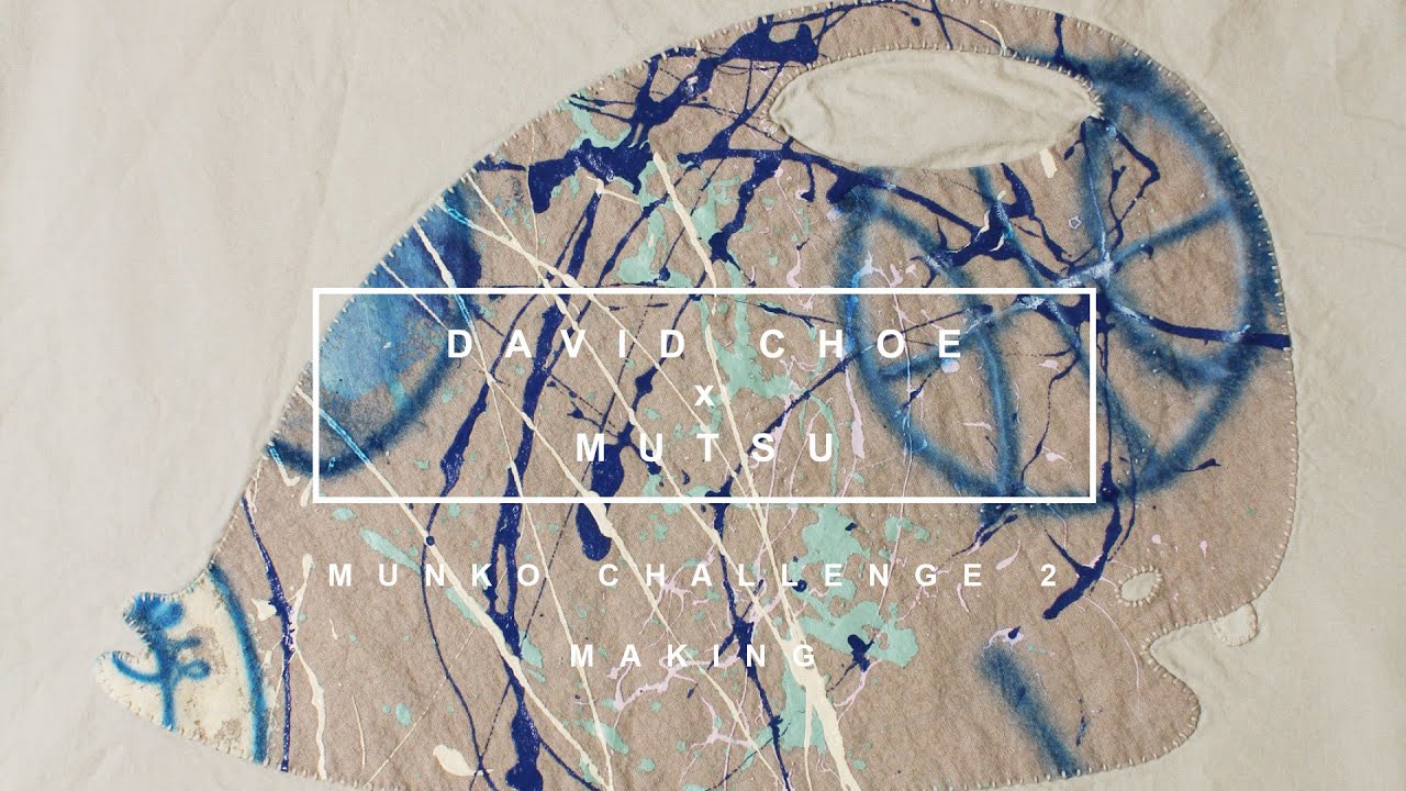 David Choe x Mutsu / Munko T & Face Mask / Making - YouTube