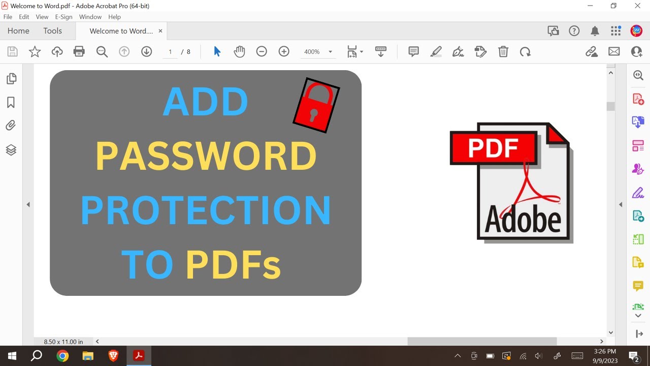 How To Add Password To PDF Documents Encrypt PDF YouTube How To Add Password To PDF Documents Encrypt PDF YouTube