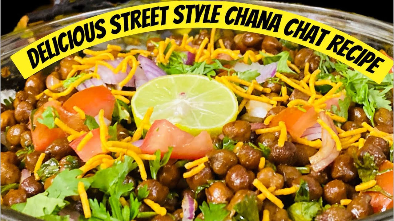 Delicious high protein chana chat recipe 😋| street style chana chat ...