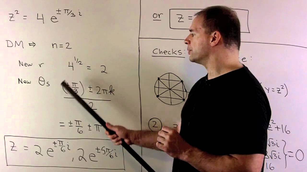 Complex Solutions Of Z 4 4z 2 16 0 YouTube