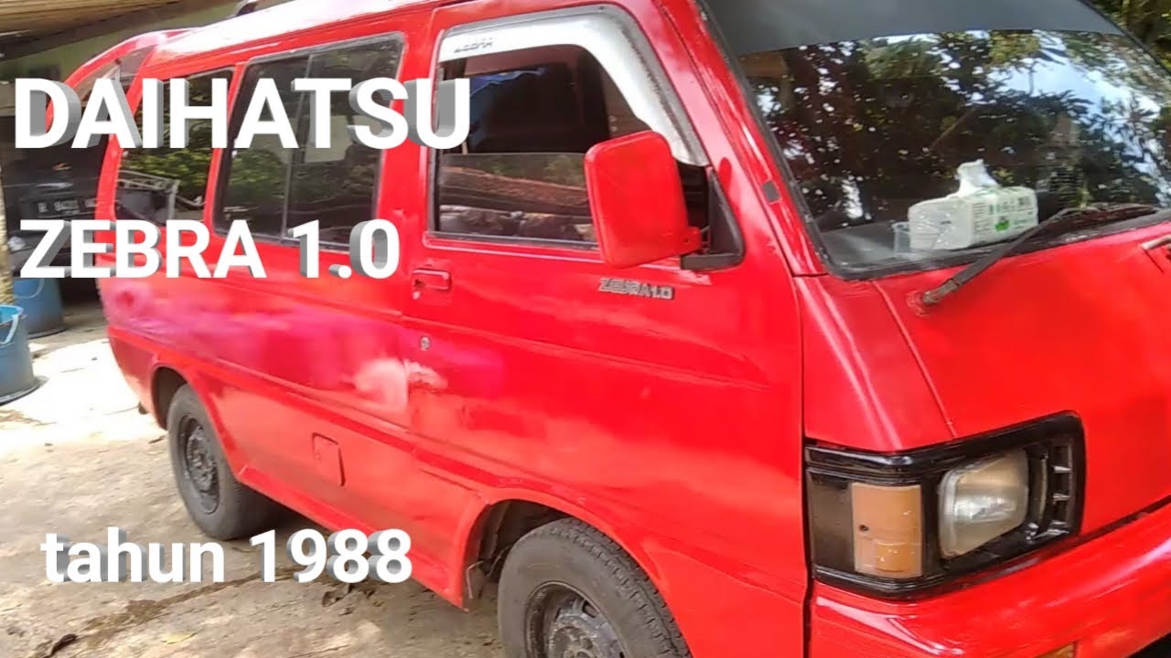 DAIHATSU ZEBRA 1.0 tahun 1988 - YouTube