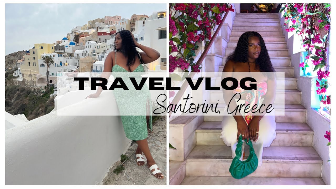 SANTORINI GREECE TRAVEL VLOG | girls trip, hotel tour, day activities ...