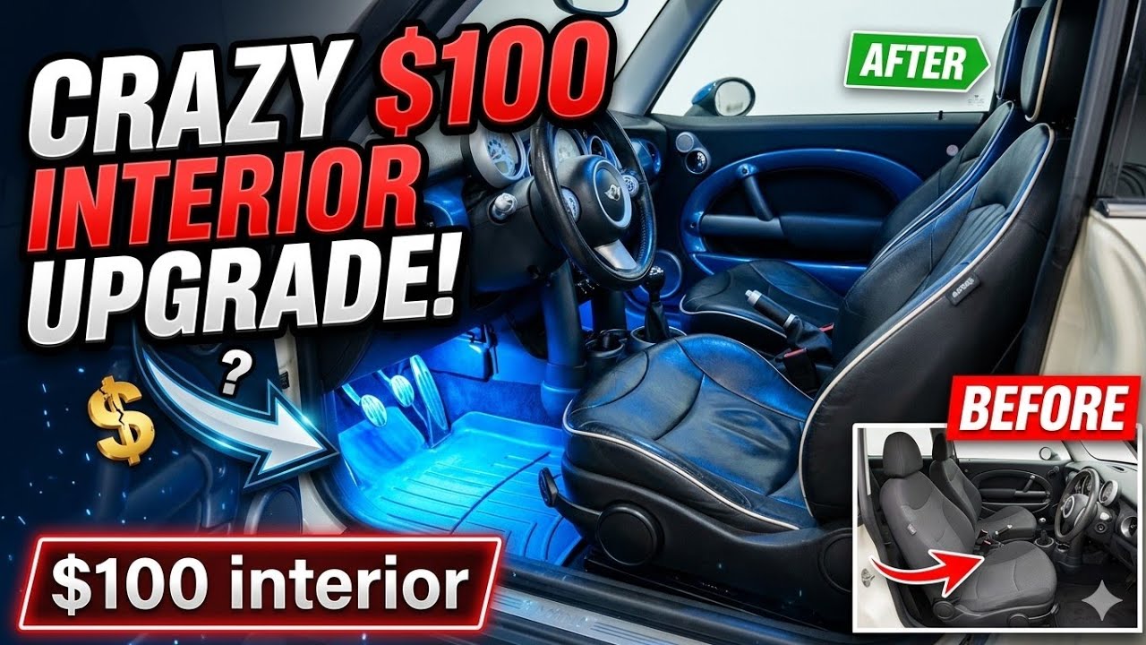 R53 Lounge seats swap DIY with working seat heaters - YouTube