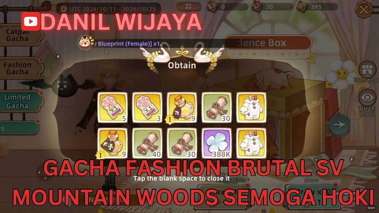 GACHA FASHION BRUTAL SV MOUNTAIN WOODS SEMOGA HOKI - Tree of Savior ...