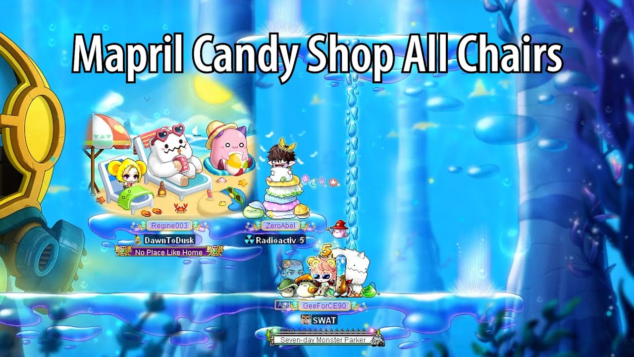 MapleStory Mapril Candy Shop All Chair (Mapril Island) | MapleStorySea ...