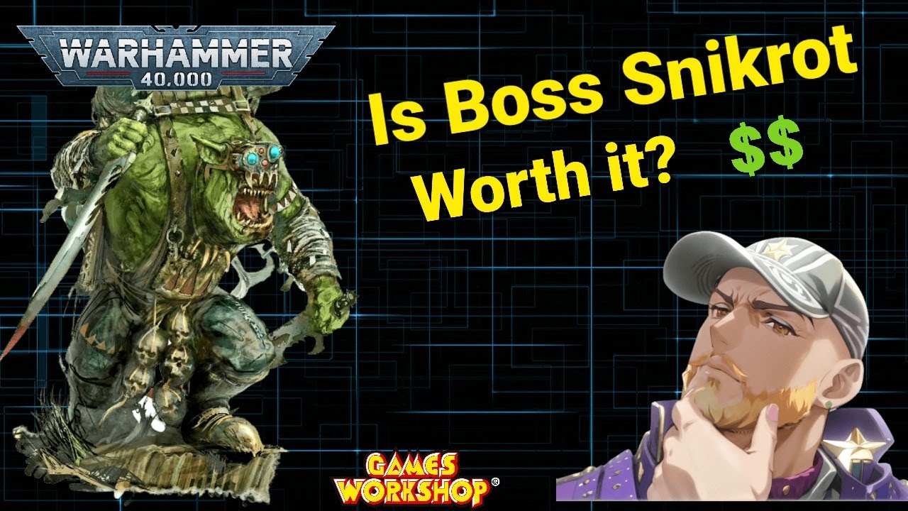 40k Orks Boss Snikrot review - YouTube