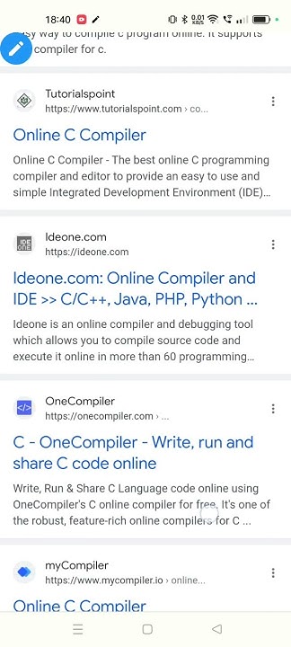 How To Do Programming In C Laguage Online Using Mobile Or Laptop Youtube