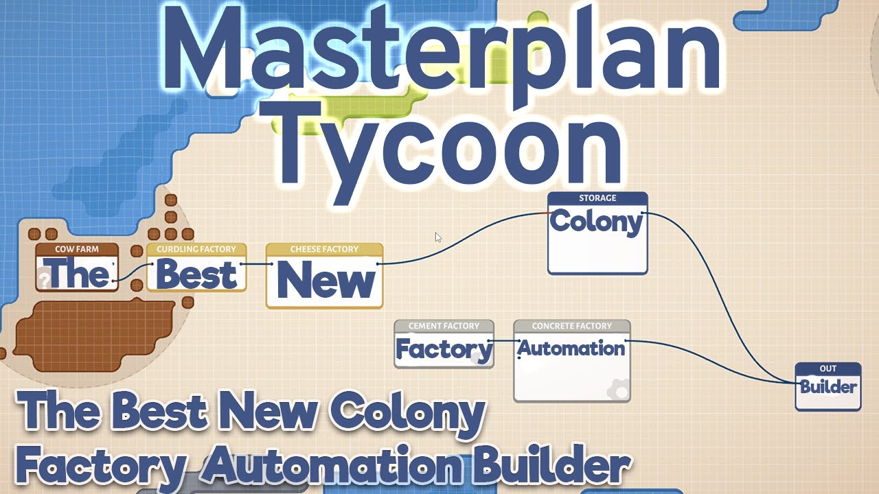 First Look - Masterplan Tycoon - The Best New Colony Factory Automation ...