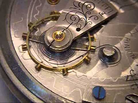 The coil hairspring stud. - YouTube