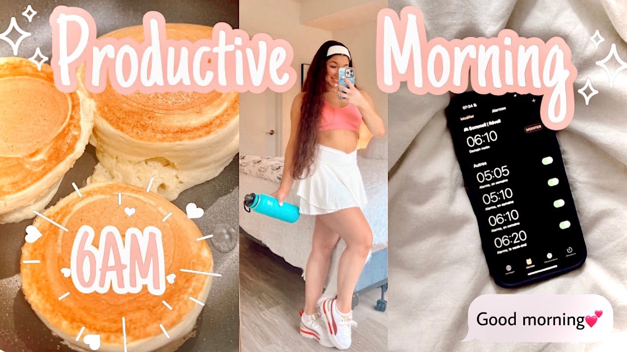 6am Productive Morning Winter Vlog Motivating Realistic Routine
