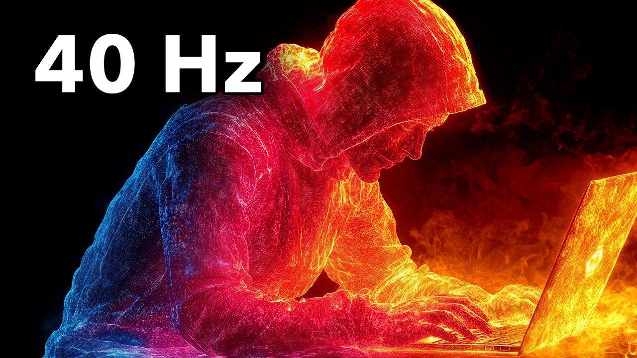 FULL FOCUS with Gamma waves (40 hz) - YouTube