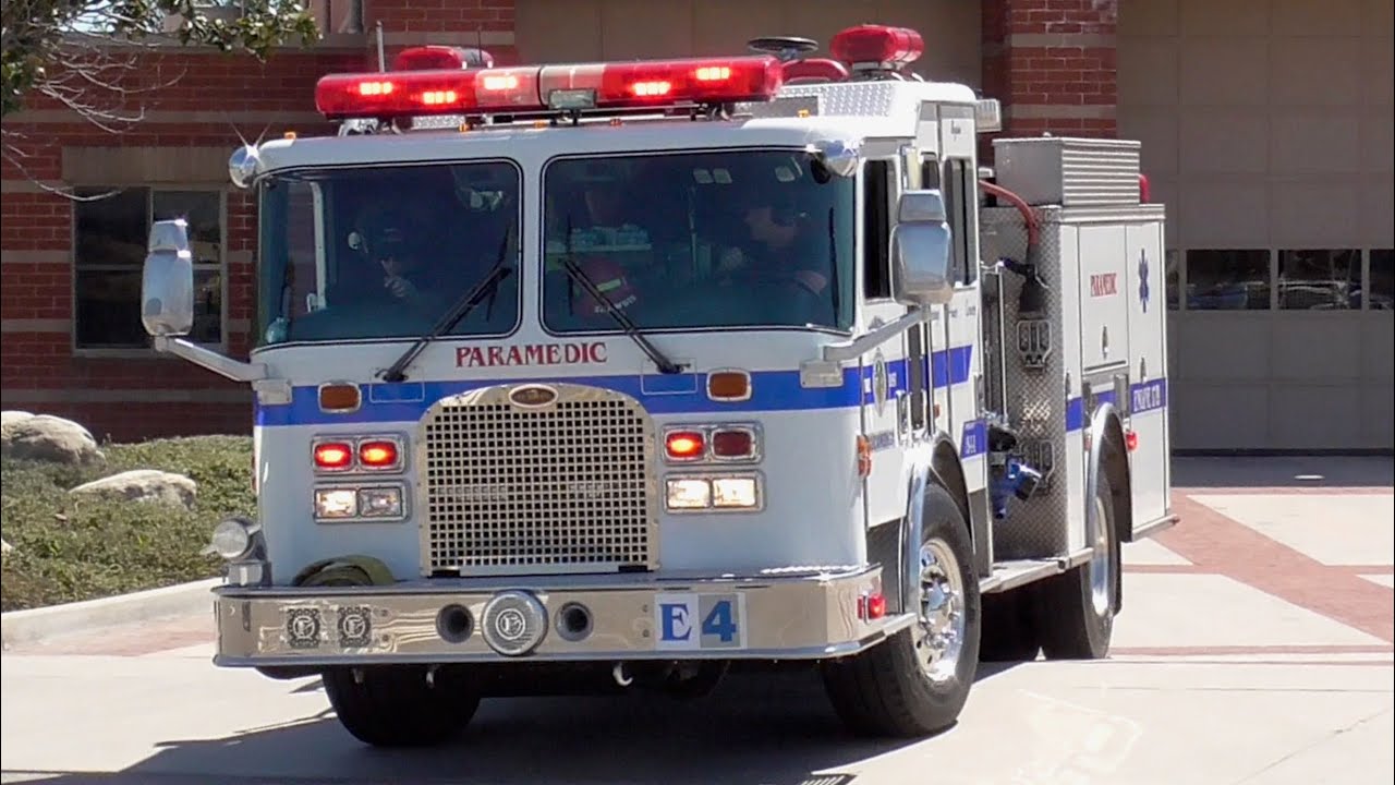 Rancho Cucamonga Fire District Medic Engine 174 (Reserve) Responding ...