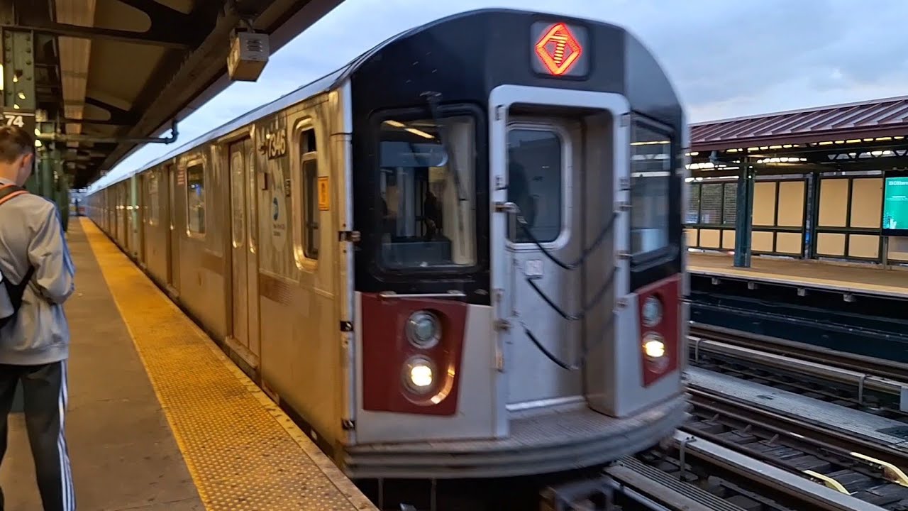 MTA NYC Subway: R188 7 Express Train ride from 74th St-Broadway to ...
