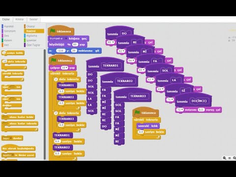 #3 Scratch 3 Görünüm Kod Blokları Anlatımı ( Scratch image blocks ...