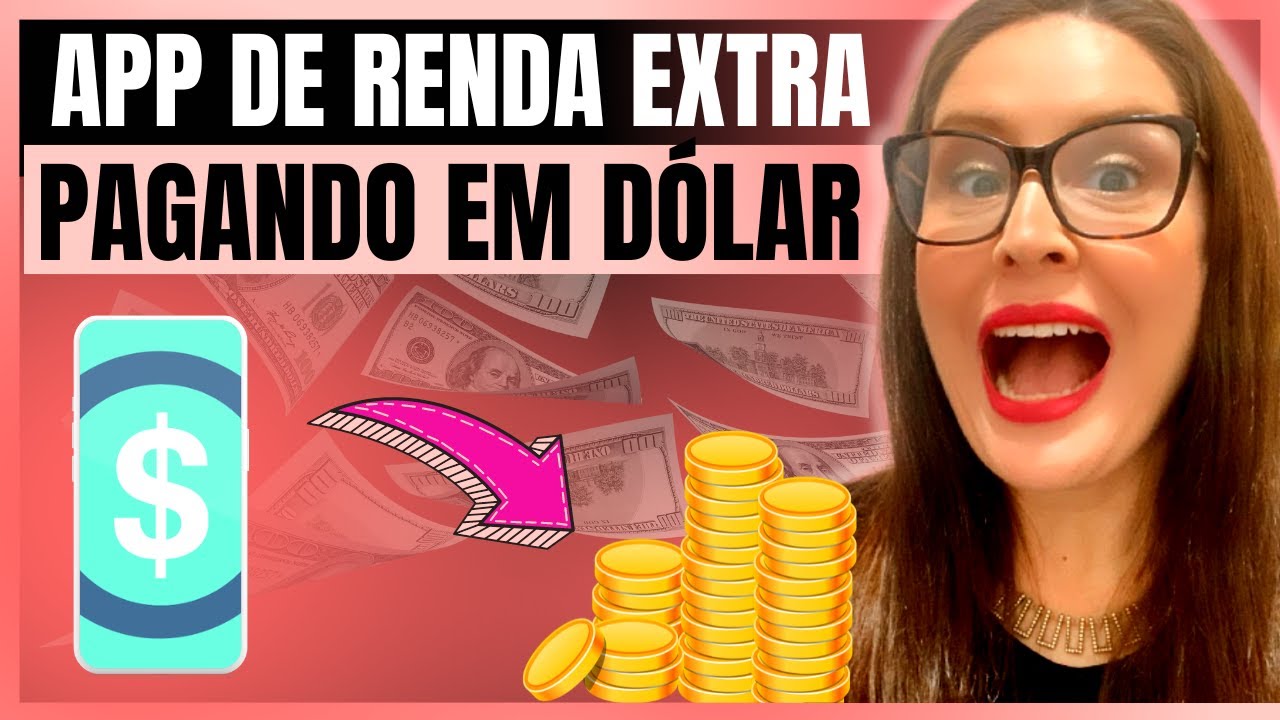 LANÇAMENTO: NOVO APP PAGA EM DÓLAR | RENDA EXTRA NA INTERNET 2023 - YouTube