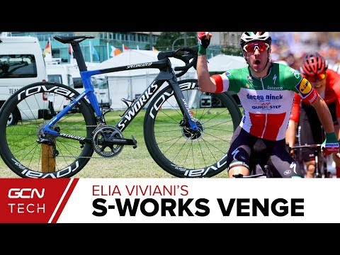 Elia Viviani's Specialized S-Works Venge Disc