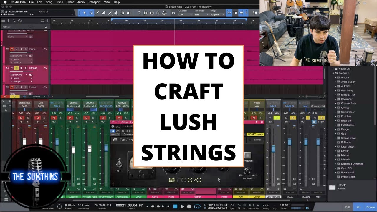 How To Craft BEAUTIFUL & Lush STRINGS When Mixing - YouTube