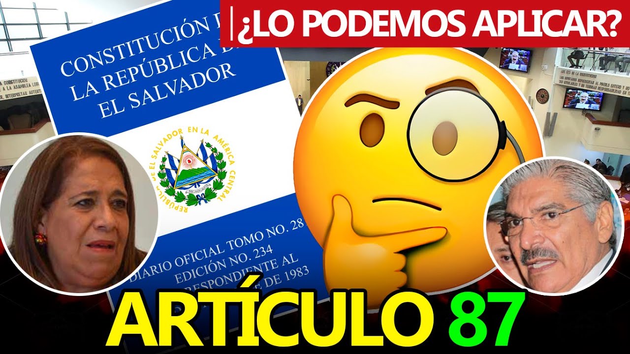 ¿Sirve de algo el Artículo 87? - YouTube