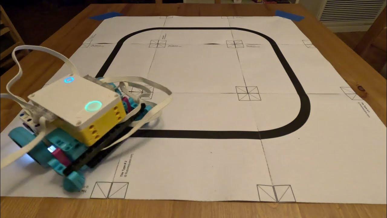 Lego Spike Prime: Color Sensor Lesson 3 Forever Follow Line - YouTube