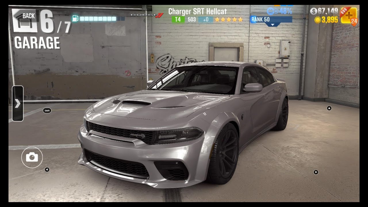 CSR Racing 2 - Dodge Charger SRT Hellcat (T4) (5* RARITY) - YouTube