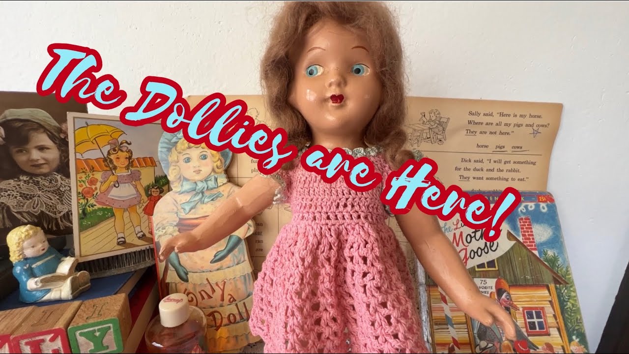 The DOLLS!😍 MEGA ESTATE SALE HAUL PART 2 Compo, Sawdust, Walkers and ...
