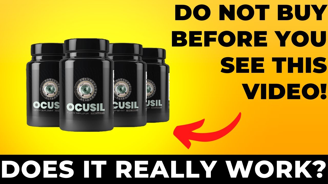 OCUSIL REVIEW – OCUSIL SUPPLEMENT REVIEW – DOES IT REALLY WORK? ⚠️ ...
