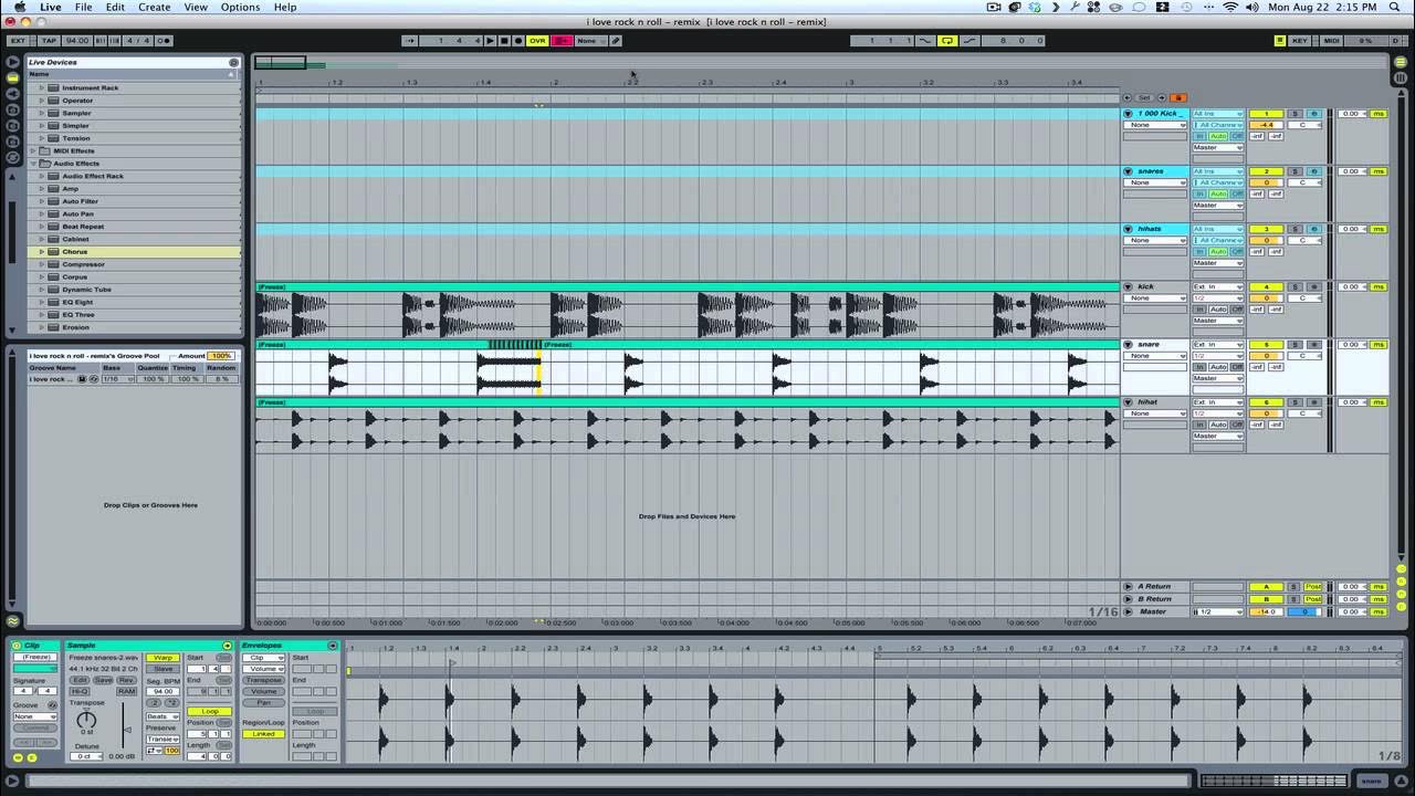 Drum Racks - extracting chains for better drum programming | Ableton Tutorial | How To Drum ...